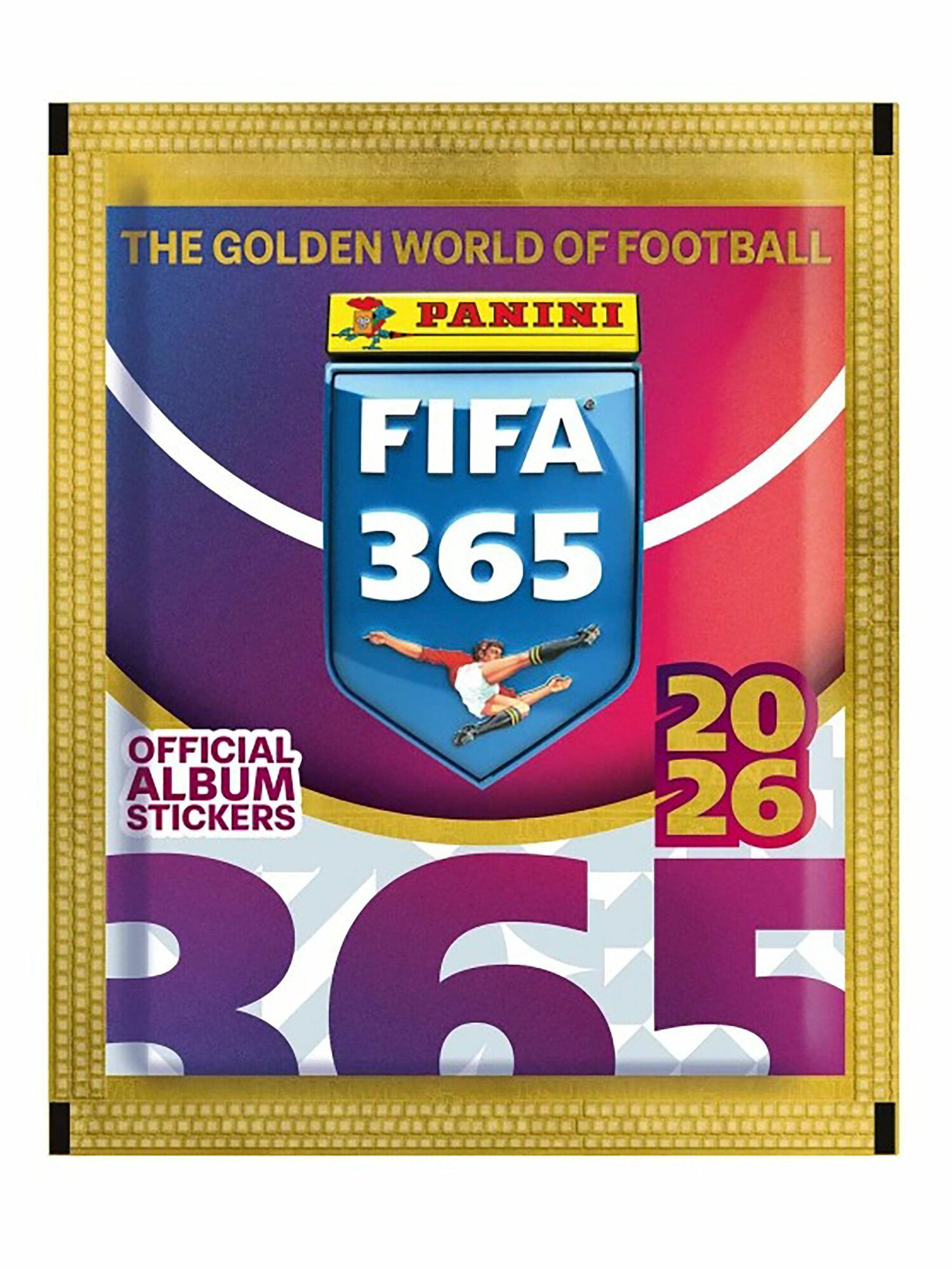 Наклейки для коллекционирования Panini FIFA 365 2026, пакетик - 5 наклеек