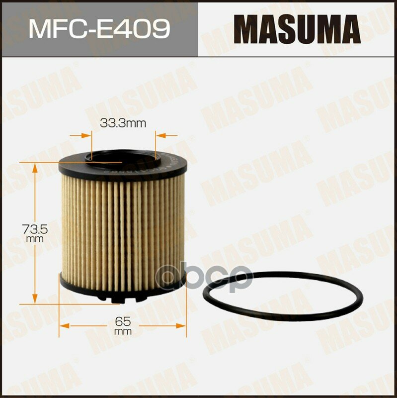 Фильтр масляный AUDI A3, SKODA Fabia/Roomster/Octavia, VW Golf/Jetta/Passat/polo/Tiguan/Touran 03-> Masuma арт. MFC-E409