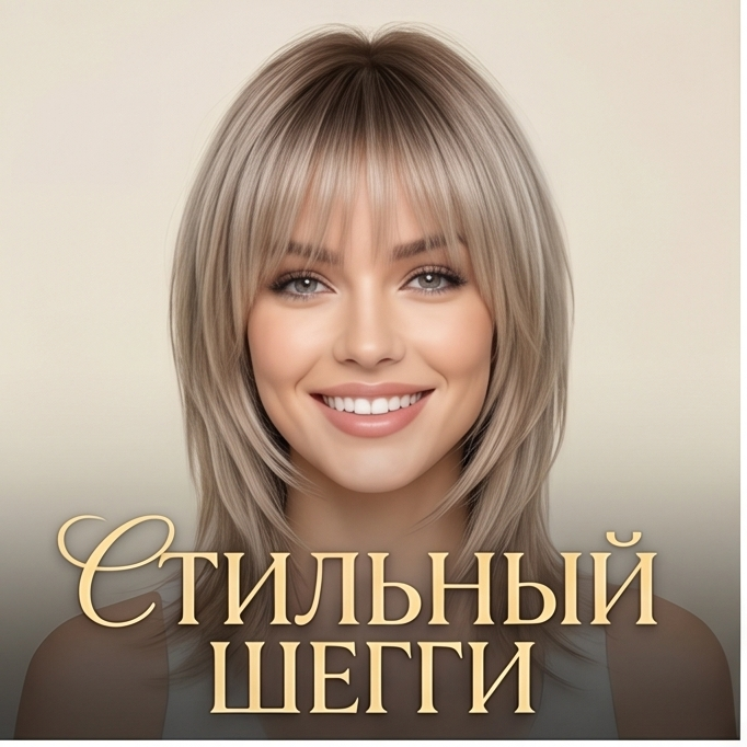 Женская парикма волчья хвост, слоистые пряди, мелирование, дышащая розовая сетка
