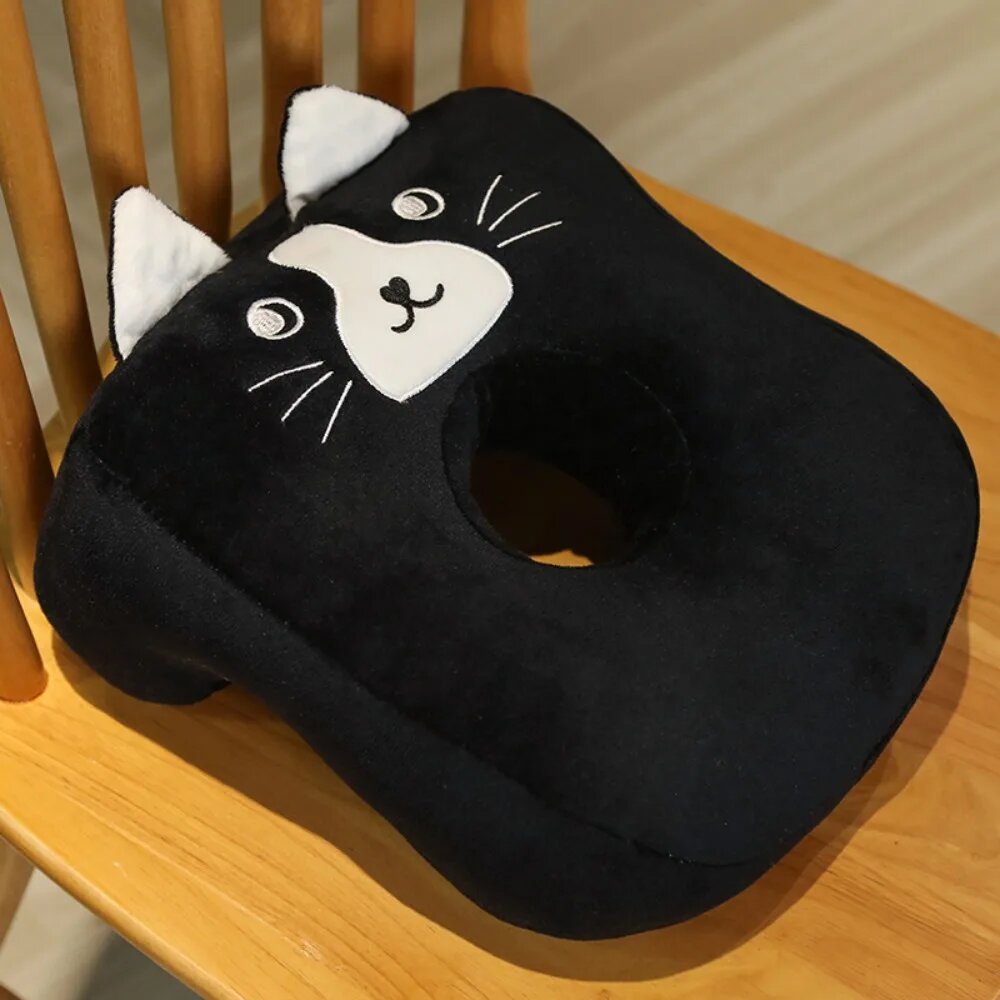 Портативная подушка для сна Animal Pattern Черный, Black-Cat