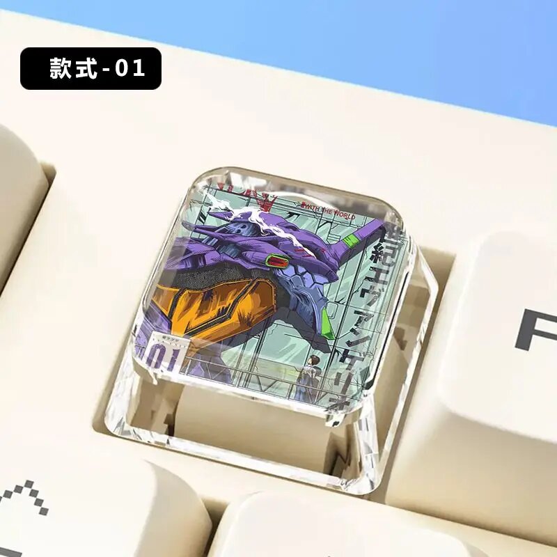 Прозрачный кейкэп EVA Unit 01 Asuka Rei, Цвет: 01