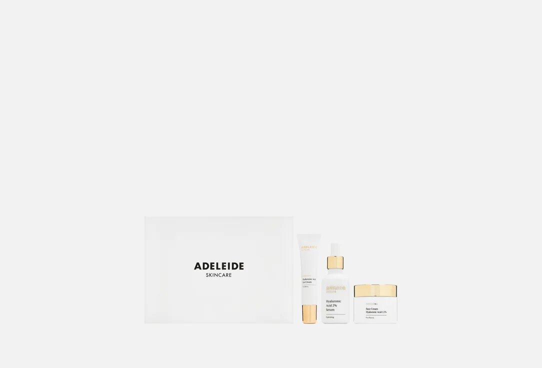 ADELEIDE Hyaluronic Acid Подарочный набор для лица 3 шт