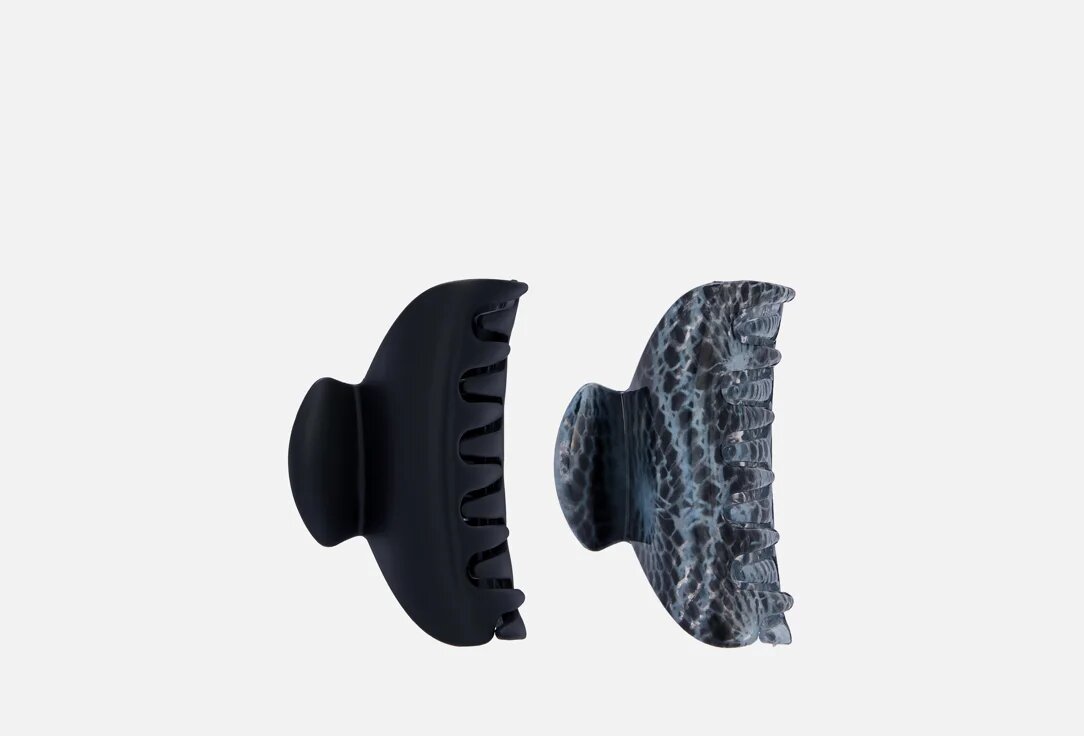 Babyliss Accessories голубой & черный Набор крабиков для волос 2 шт