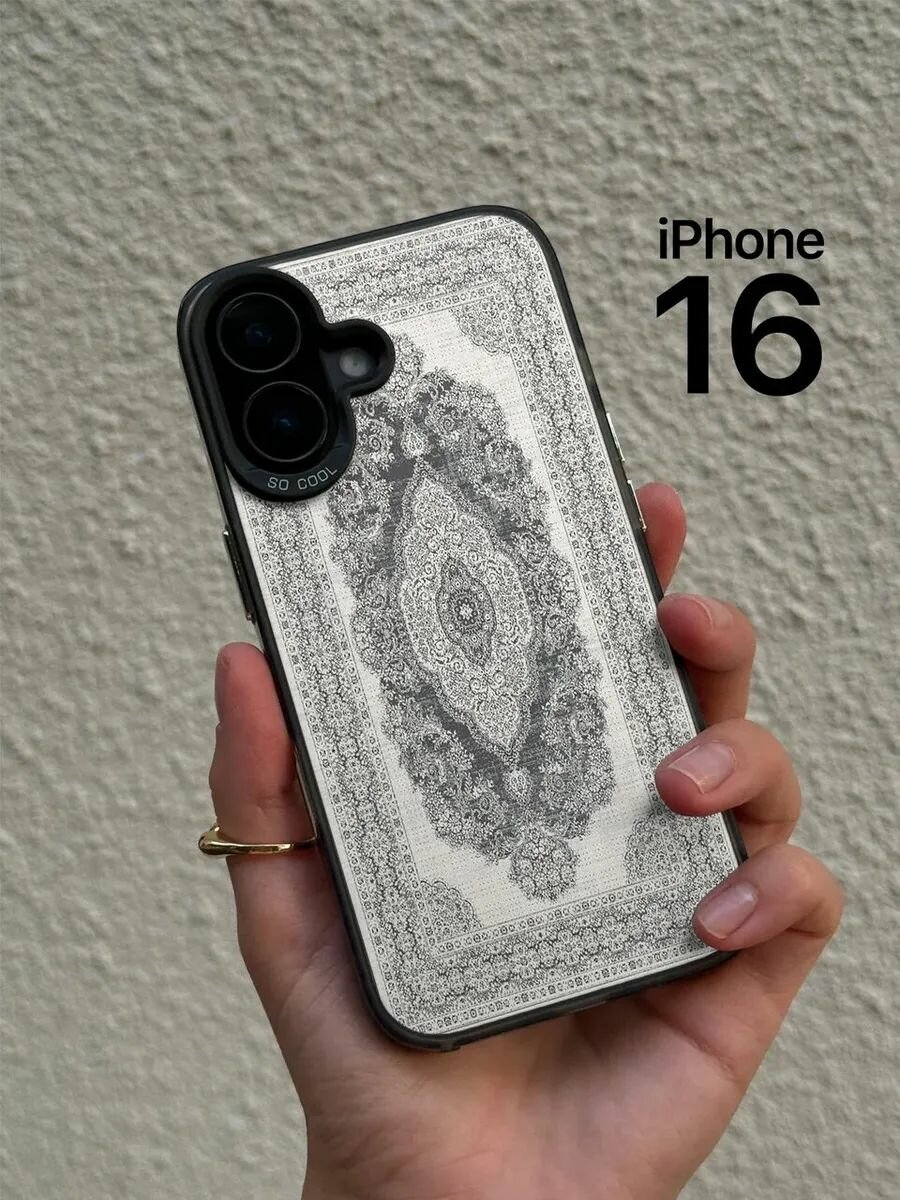 Чехол на Iphone 16 с ковром