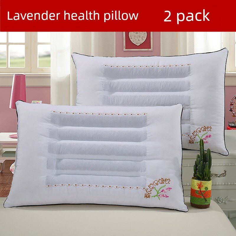 Травяная подушка с лавандой, пара без чехла, высота 6-8 см, натуральный сон