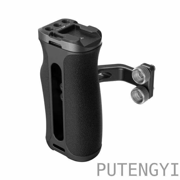 Боковая ручка с резьбой SmallRig mini 4756 для камеры, металлическая, черная, размеры 105.5 x 69.4 x 53.8 mm