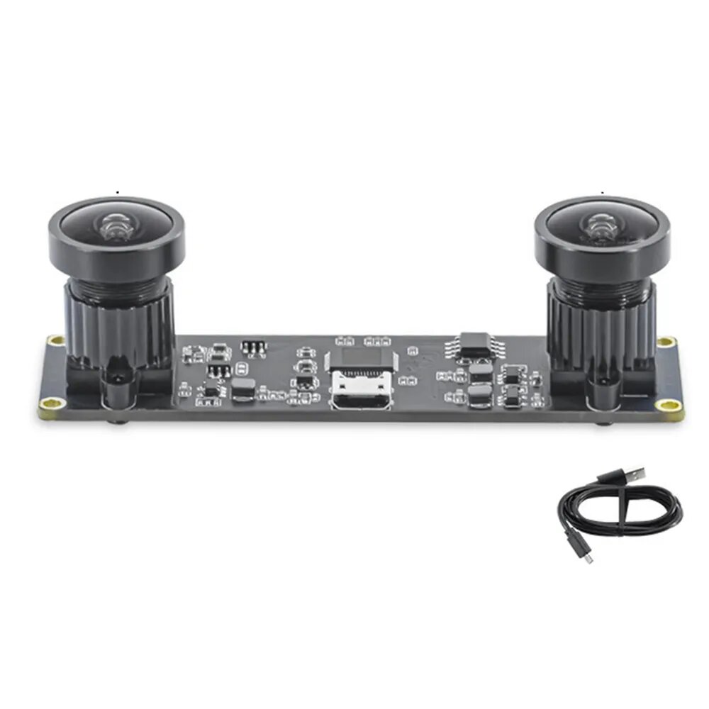 Синхронная 3D стерео VR USB-камера 3840X1080P 4MP 60Fps Mini USB Модуль двойной камеры с широкоугольным объективом 130 градусов