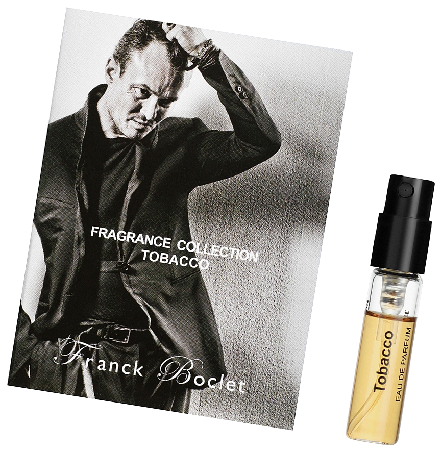 Сэмпл Franck Boclet Tobacco парфюма 1.5 мл унисекс - Франк Бокле Тобакко миниатюра