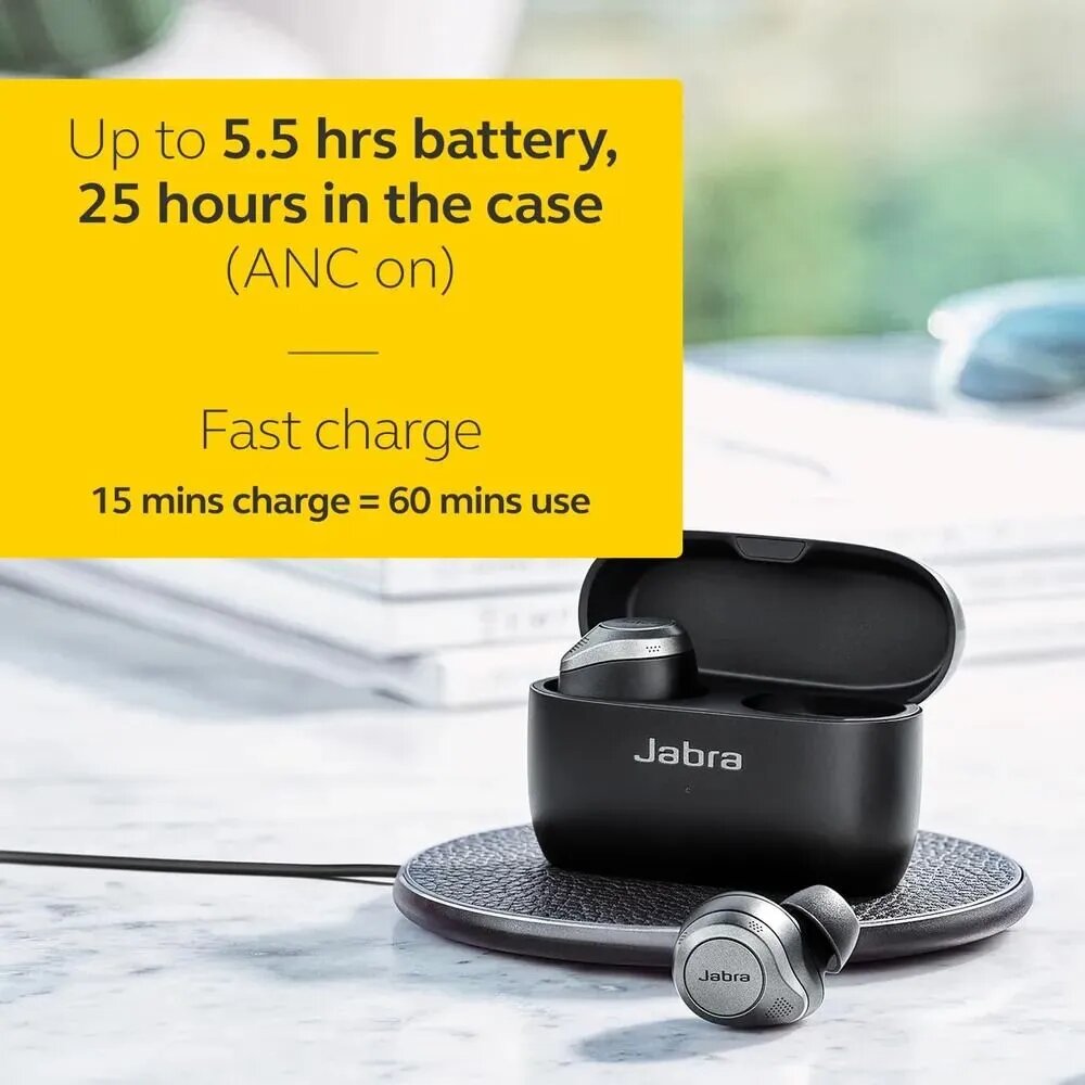 Jabra Наушники беспроводные с микрофоном, черный