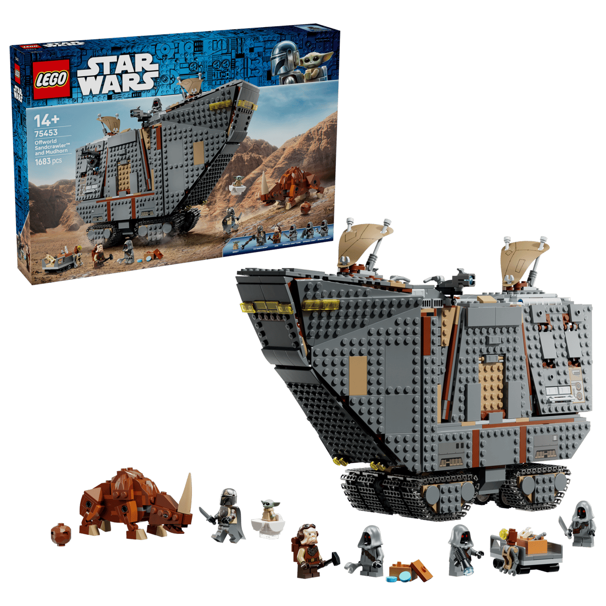 Конструктор LEGO Star Wars 75453 Песчаный краулер из внеземья и Мадхорн, 14+, 1683 дет.