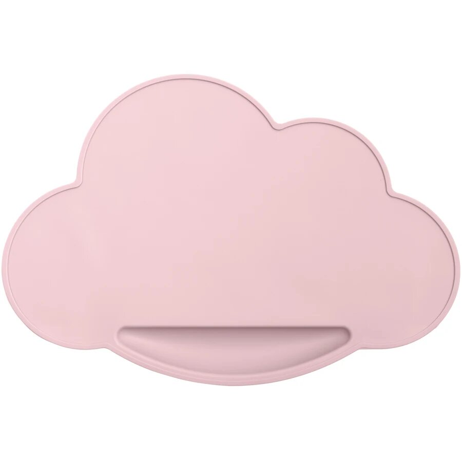 Детская силиконовая подставка в форме облака 007-light pink
