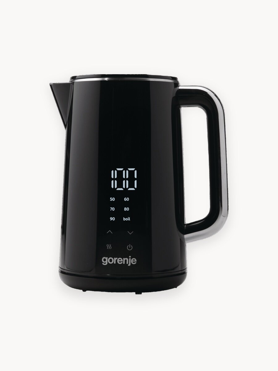 Чайник электрический Gorenje K17DWD черный, объём 1.7л, мощность 2200Вт, материал корпуса: пластик