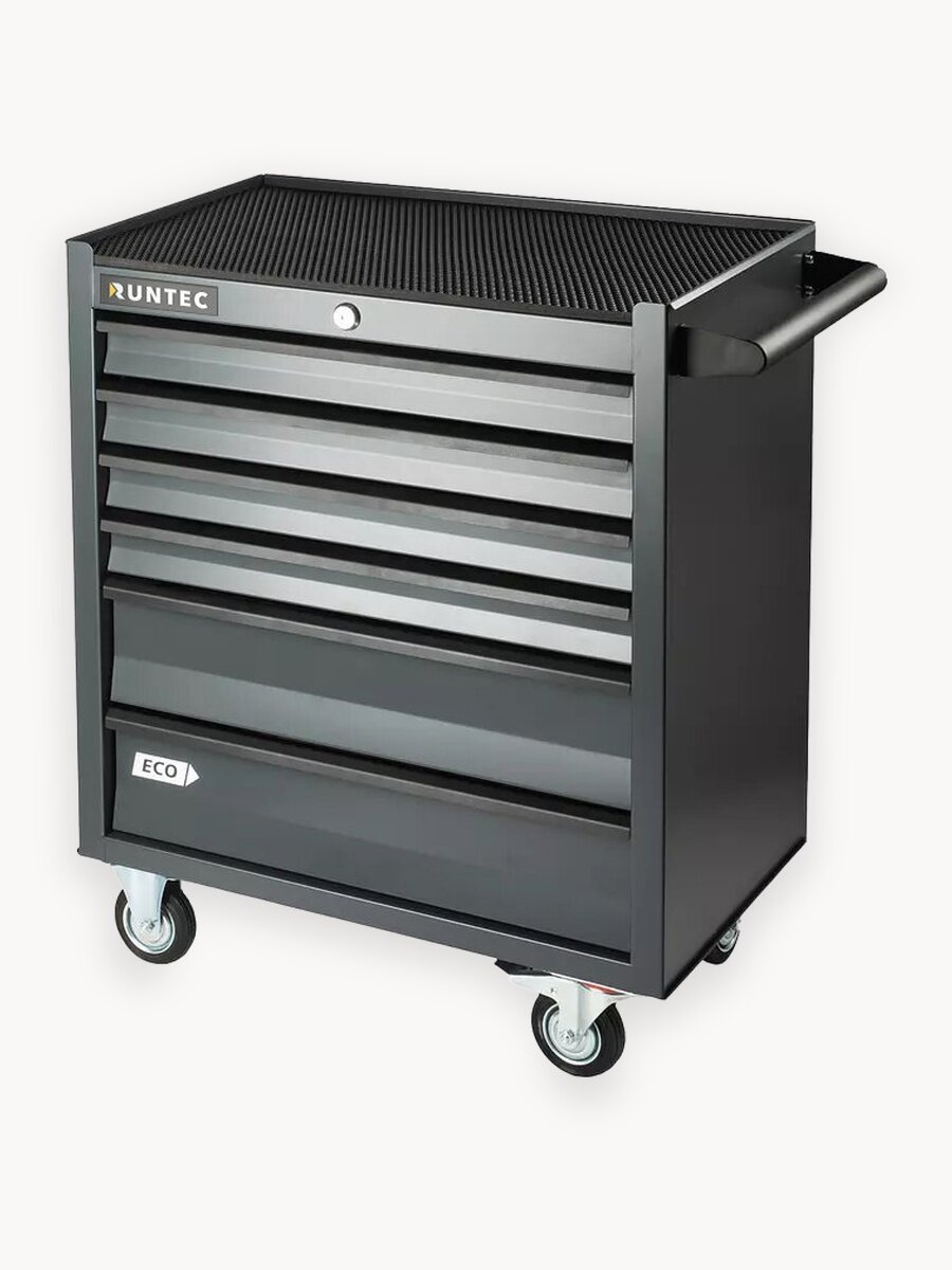 RUNTEC RTEC-6G Тележка инструментальная 6 полочная ECO серая