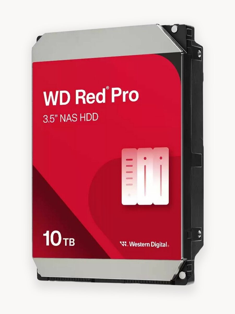 Жесткий диск Western Digital 3.5" 10TB WD Red Pro HDD WD103KFBX SATA 6Gb/s - 7200