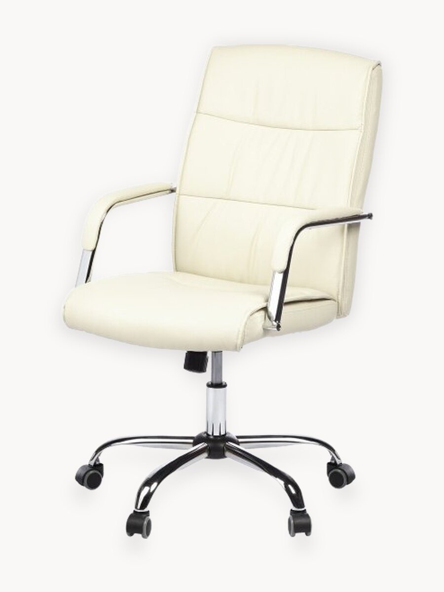 Кресло офисное Easy Chair BN_SH_EChair-509 TPU к/з бежевый хром