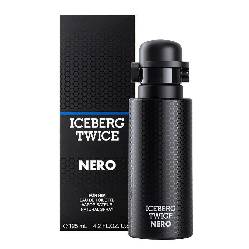 Парфюм для мужчин Iceberg Twice Nero 75 мл - Айсберг Твайс Неро туалетная вода