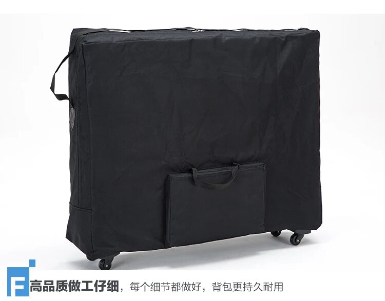 Сумка для массажного стола, вместительная сумка через плечо, рюкзак на одно плечо, изготовлен из прочной ткани Оксфорд, портативная. Black 186 70CM)