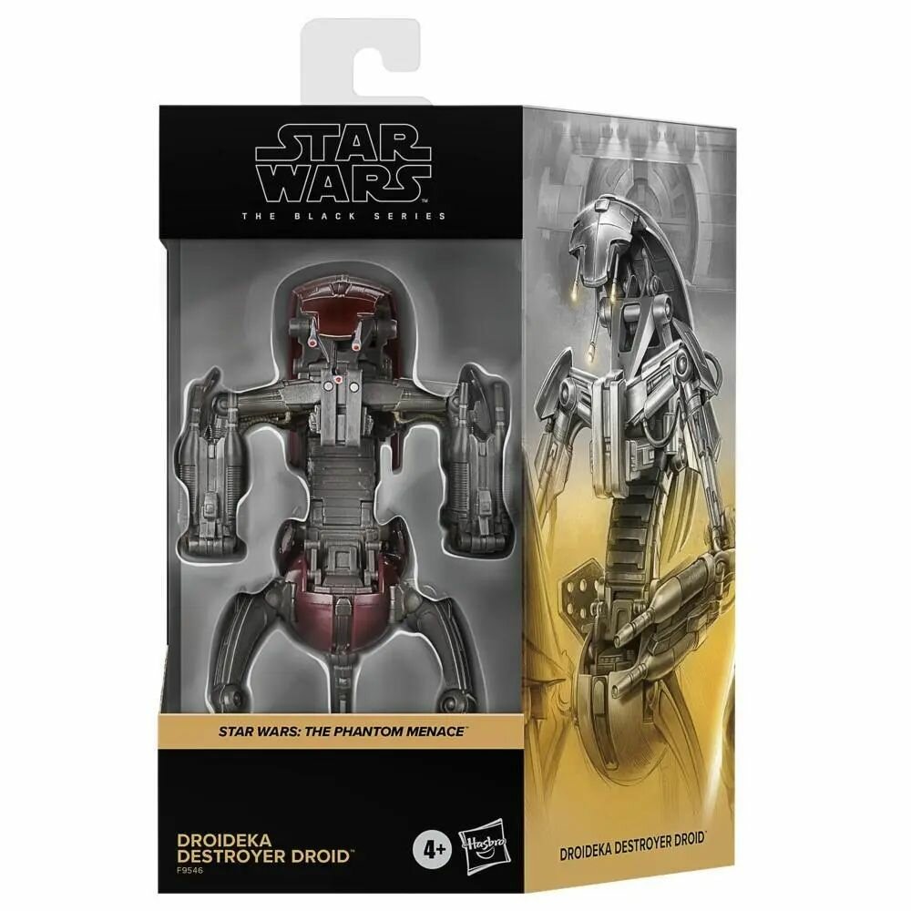 Игрушки Hasbro фигурки Star Wars The Black Series Droideka Destroyer Droid, Star Wars: The Phantom Menace Action Figure (6)