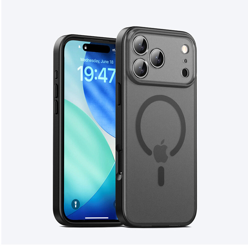 Совместим с Apple 17 Pro Max, чехол с точным отверстием, матовый полупрозрачный, ударопрочный защитный чехол для 17 Pro