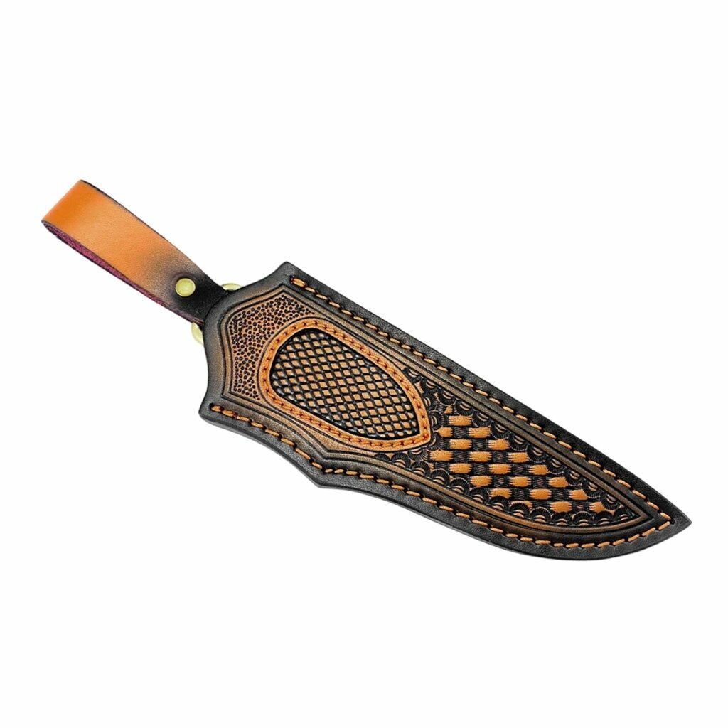 Кожаный резак ручной работы, защитный чехол для маленького прямого лезвия, водонепроницаемые аксессуары для походов и охоты