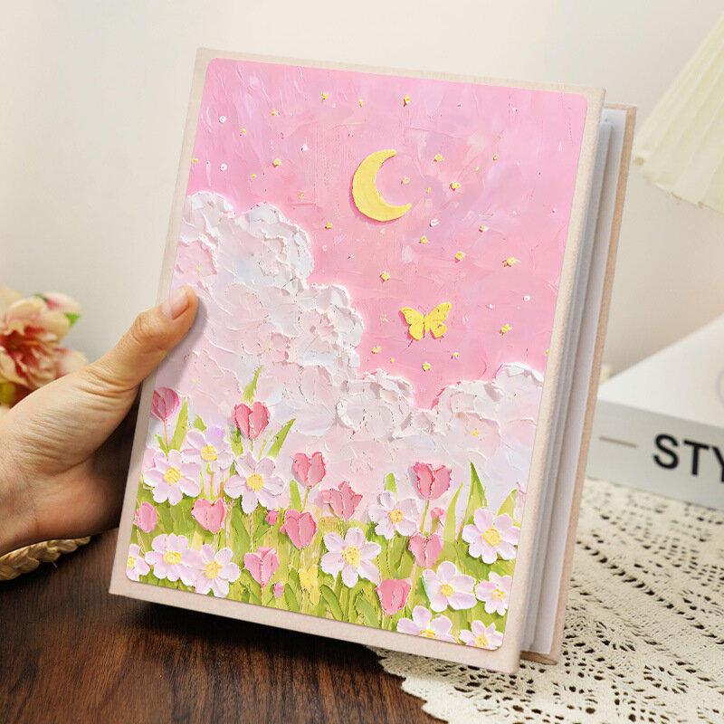 Фотоальбом для семьи с большим объемом и пролистным механизмом, книга воспоминаний с детскими фотографиями, альбом для хранения.