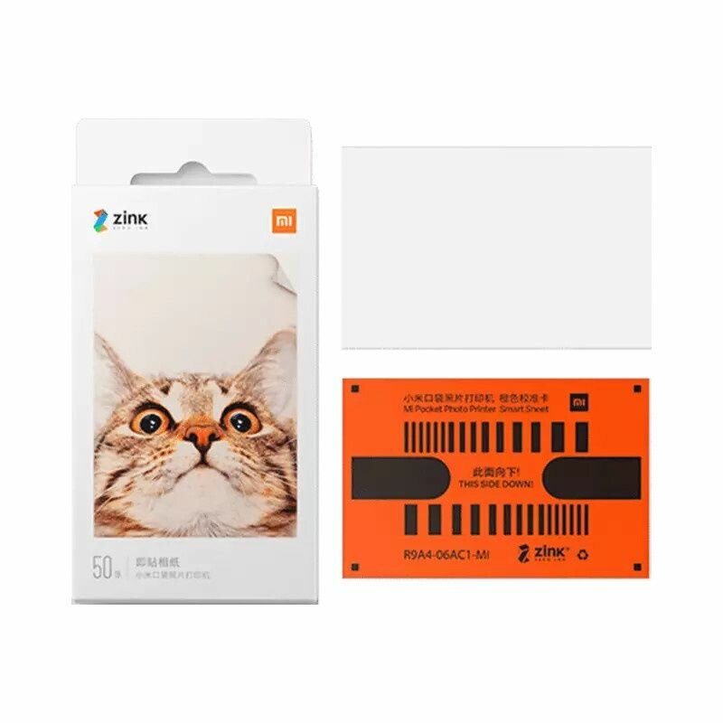 Фотобумага для фотопринтера Xiaomi AR ZINK photo paper, 50 штук