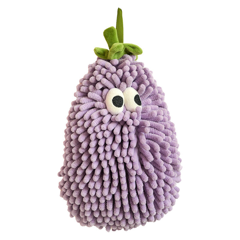 Милый фруктовый ручной полотенце, толстое впитывающее полотенце из шенилла, полотенце для ванной и кухни, носовой платок, мультяшный дизайн для детей