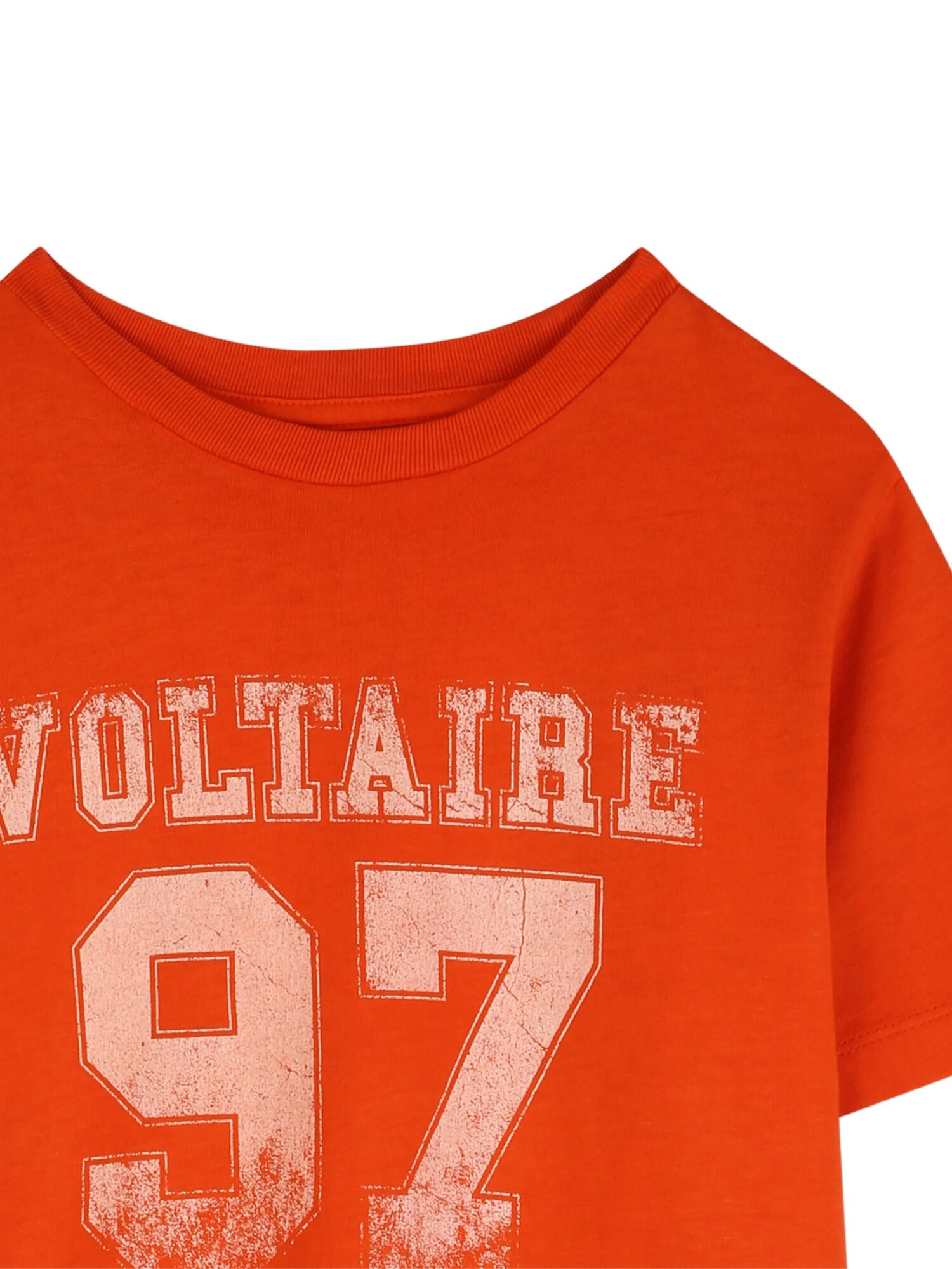 Футболка ZADIG & VOLTAIRE, размер 6 лет, оранжевый — фото 1