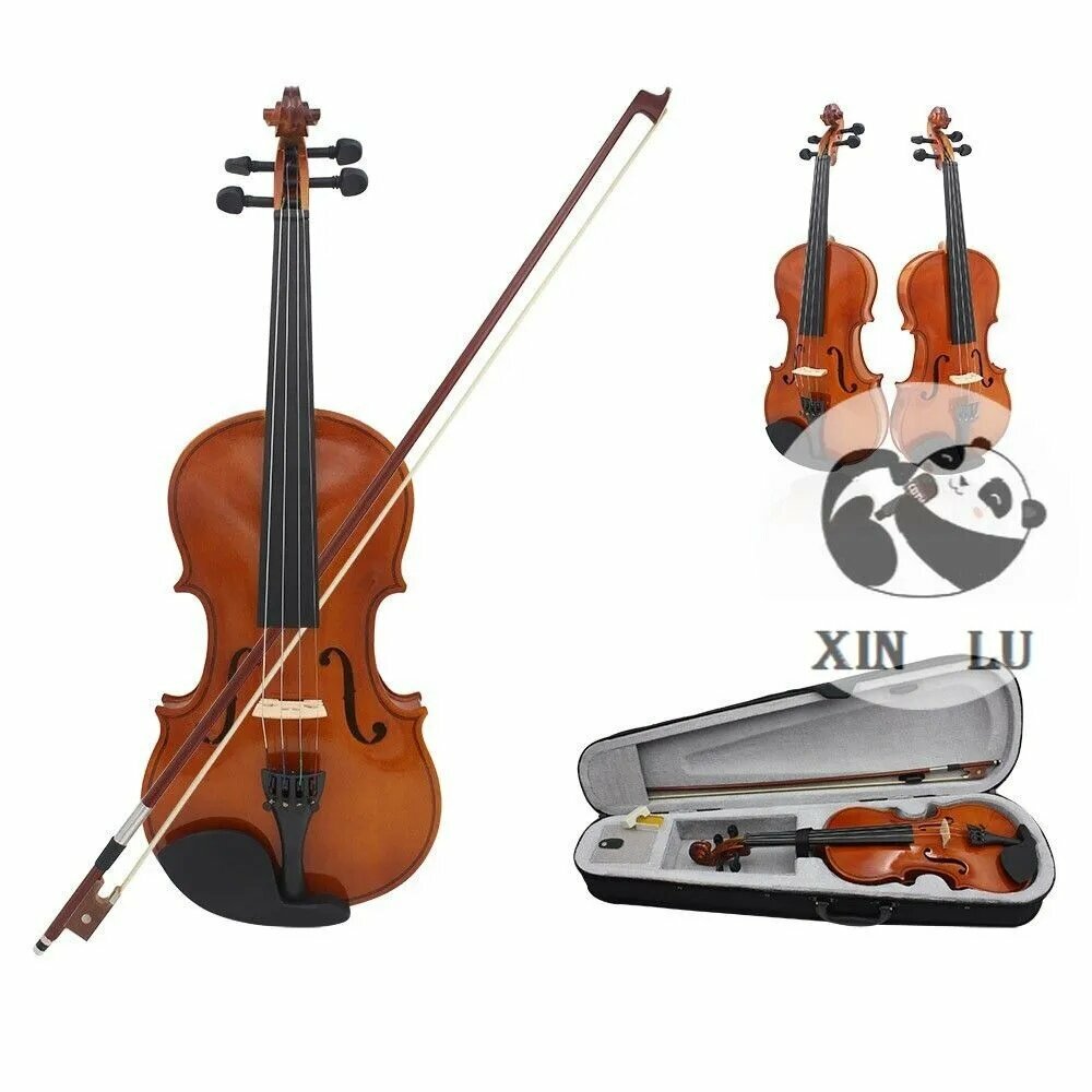 Скрипка из цельного дерева студенты, дети, начинающие, взрослые играют на скрипке 4/4