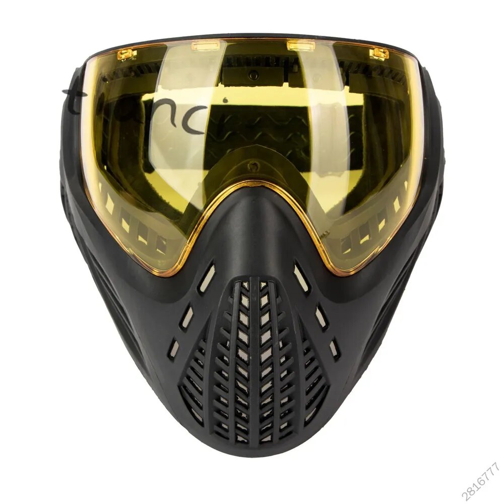 Маска для пейнтбола CS Защитная маска для лица и глаз Черно-желтая