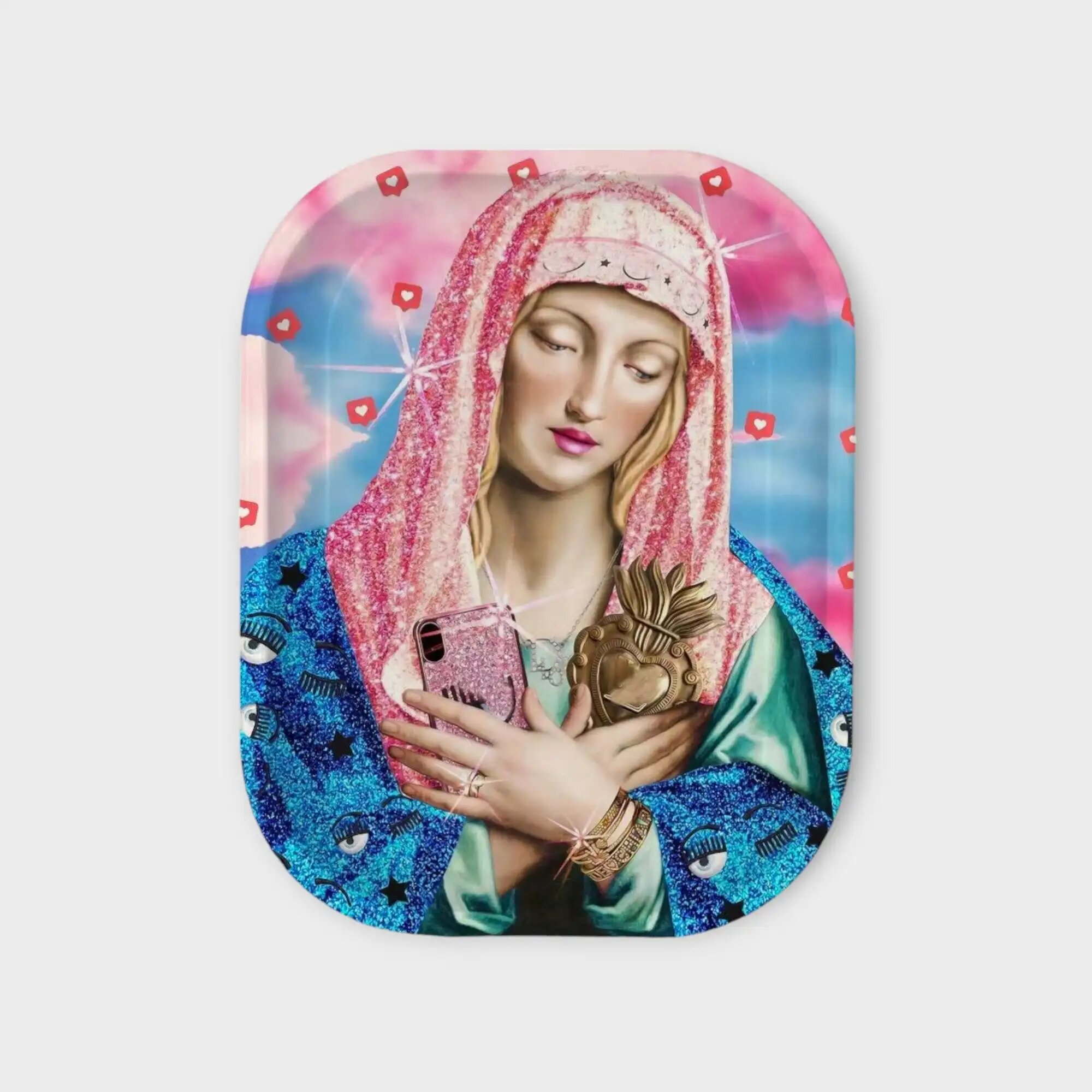 1/2 упаковки лотка для прокатки Девы Марии и мельницы для трав