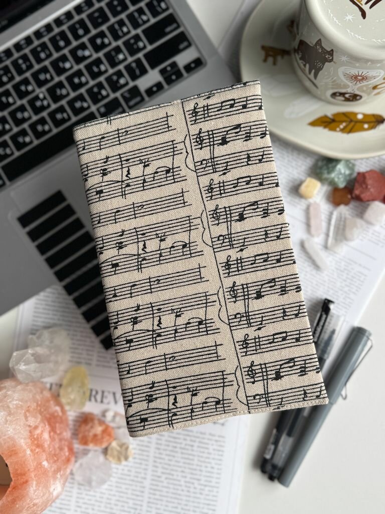 Льняная обложка для книг высотой до 20,5 см