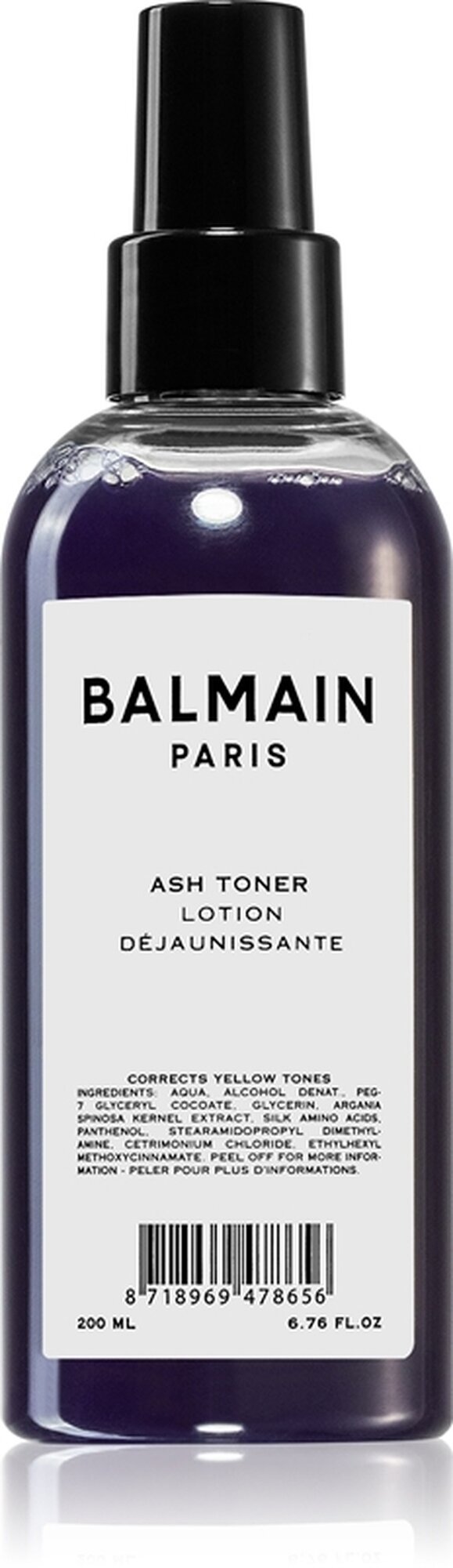 Несмываемый тонер Balmain Ash Toner, для окрашенных волос, 200мл