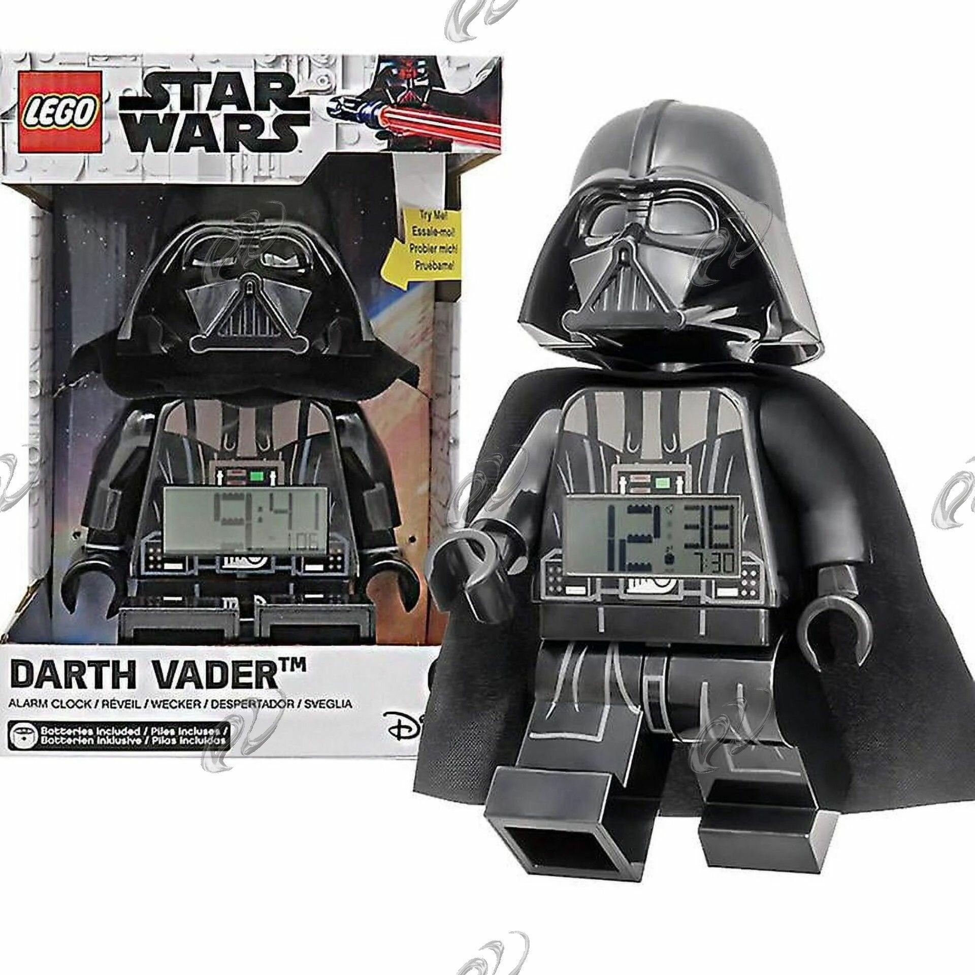 Будильник Лего Звездные войны Дарт Вейдер, эксклюзивная модель 15 см