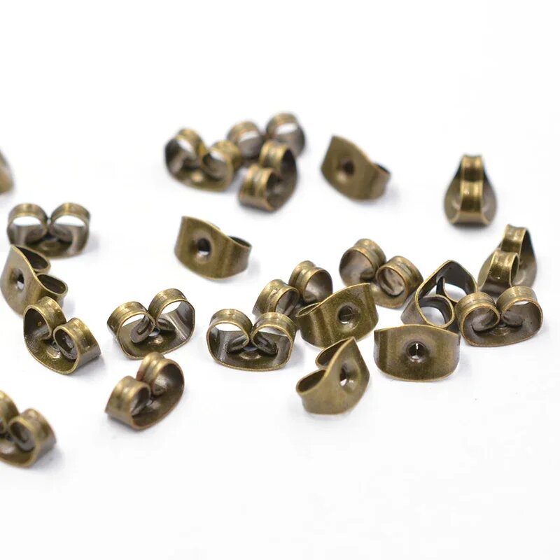 500 шт./лот-100 шт./лот, мягкие силиконовые резиновые серьги, задние стопоры для сережек-гвоздиков, аксессуары для самостоятельного изготовления ювелирных изделий, оптовая продажа