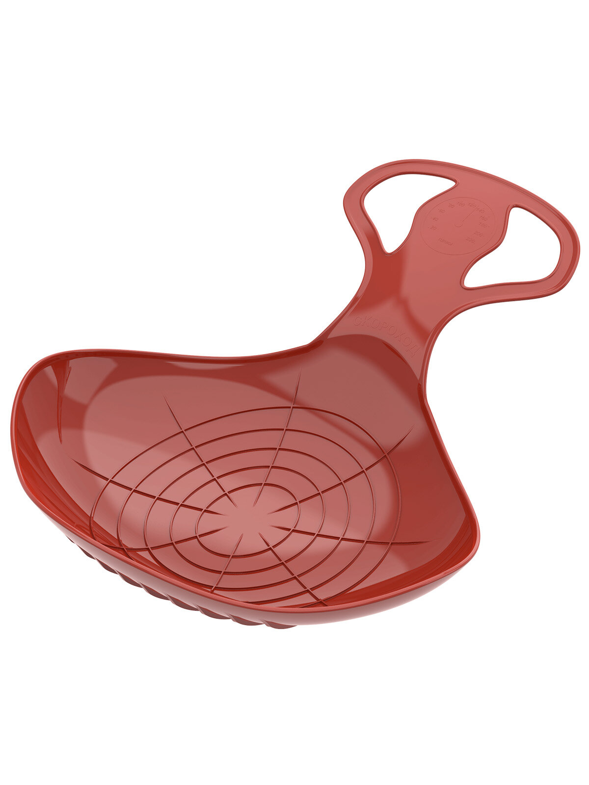 Санки-ледянки Скороход бордовые АП 092