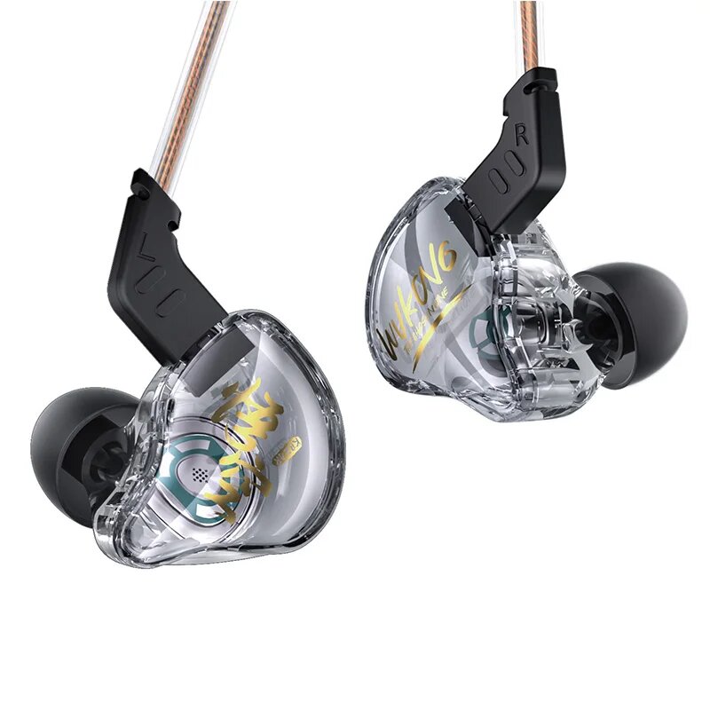 KBEAR MONKIE K01 Clear Grey Nomic наушники