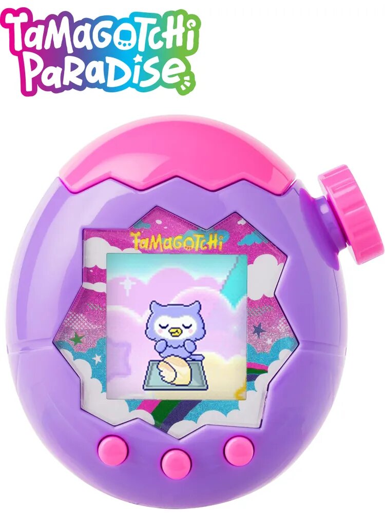 Виртуальный питомец Bandai Tamagotchi Paradise, Фиолетовое небо, меню на английском языке