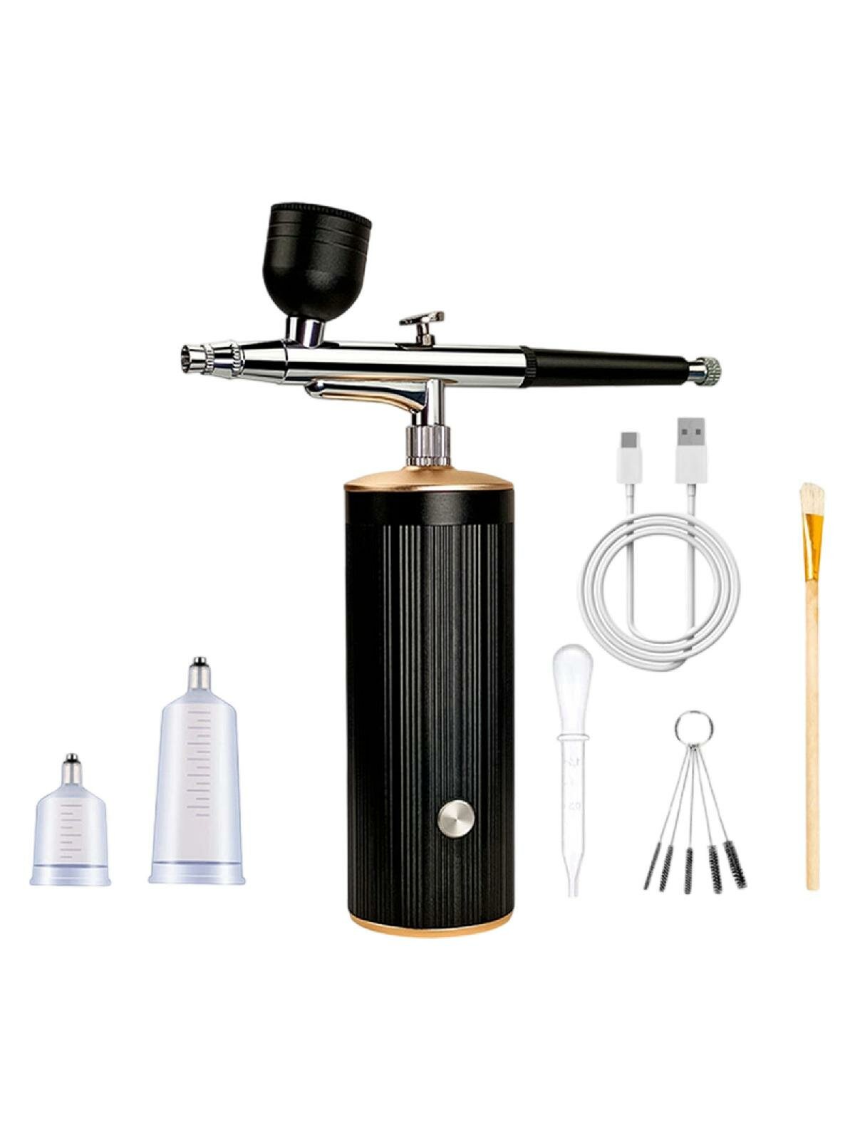 Набор Аэрографов Airbrush Guns Многофункциональный Аэрограф Air Brush для Макияжа Ногтей