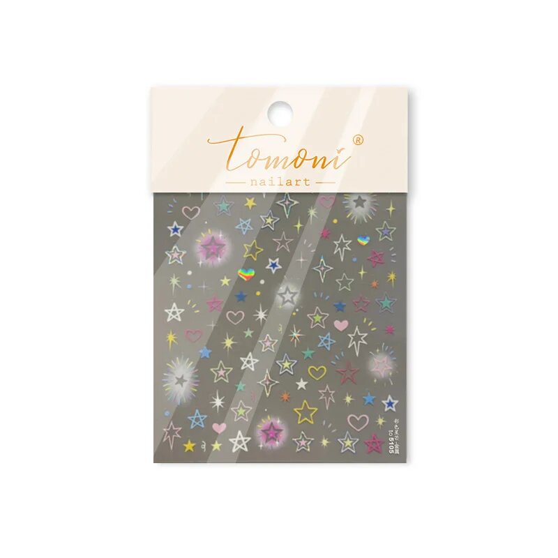 Набор наклеек для ногтей Tomoni nailart T-5105