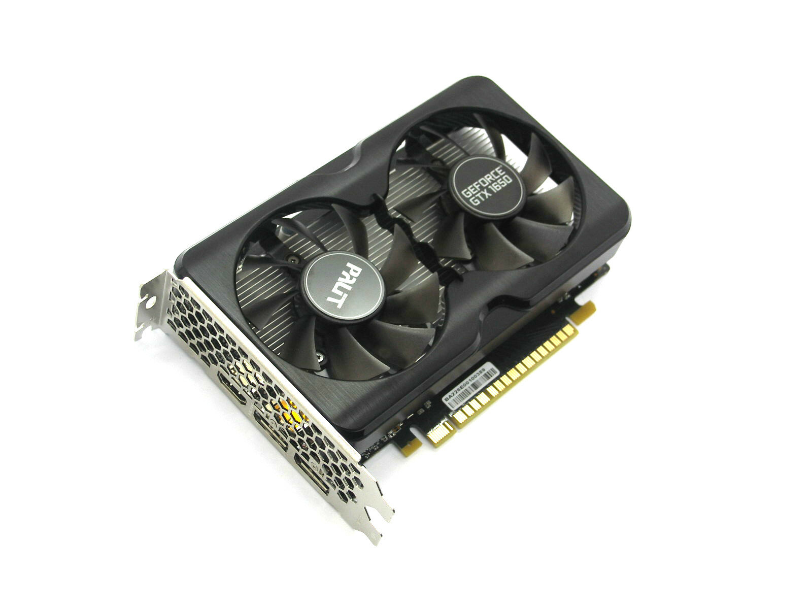 Видеокарта 4Gb GeForce 1650 GTX, Palit GTX1650 GP 4GB GDDR6 128bit 2-DP HDMI, PCI-E