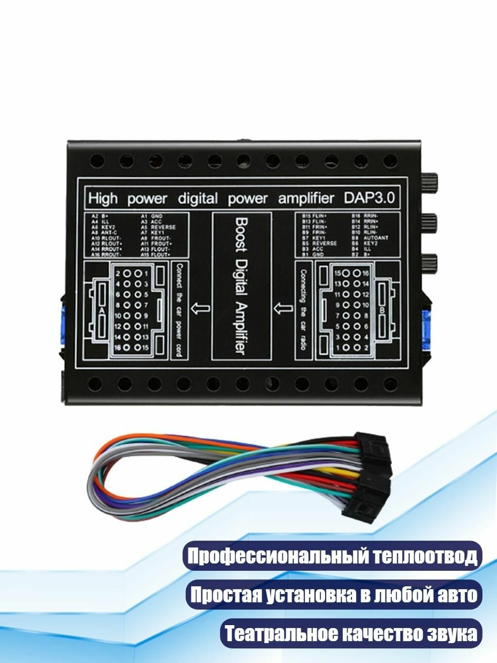 Аудиоусилитель с цифровой обработкой звука