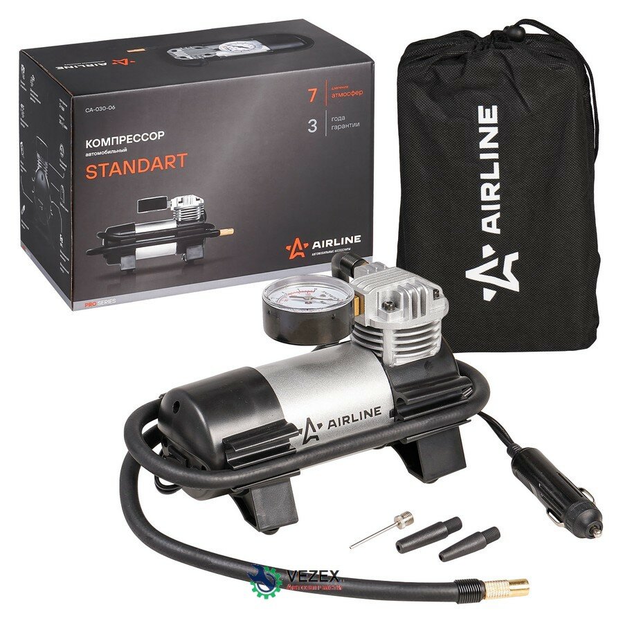 AIRLINE CA-030-06 Насос для подкачки шин