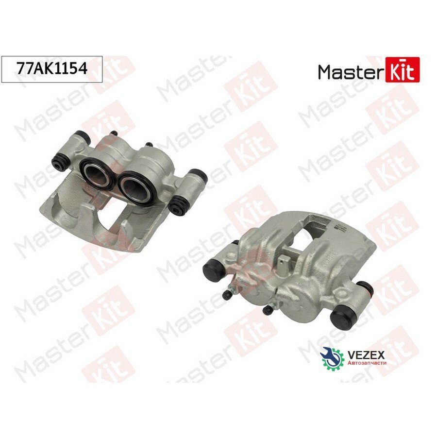 MASTERKIT 77AK1154 Тормозной суппорт перед. лев. Fiat DUCATO (244_) 2002 -, Citroen JUMPER (244) 2002 - 77AK1154