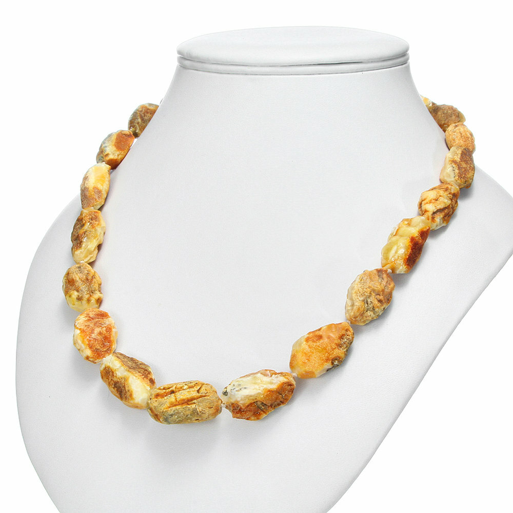 Бусы, янтарь