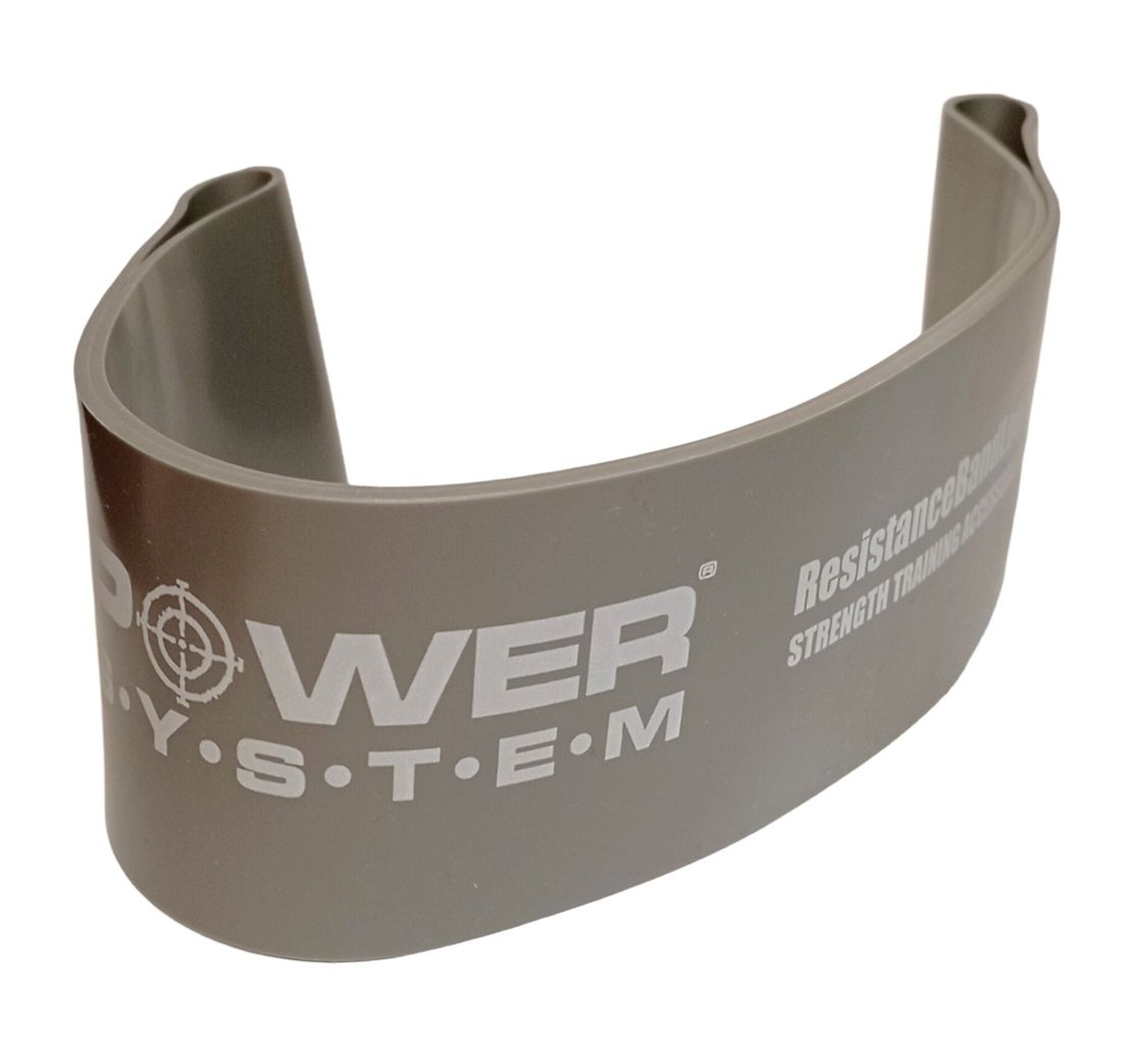 Эспандер PowerSystem PS-4063, ленточный, нагрузка сильная, серый, 60 см
