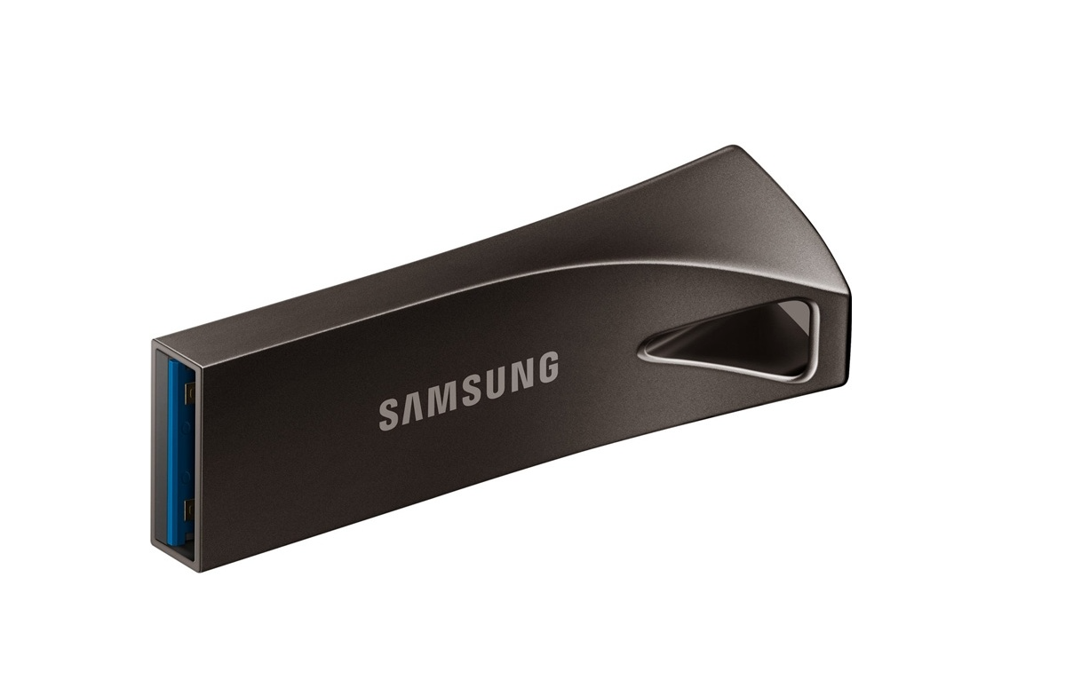 USB накопитель Samsung Bar Plus 256 ГБ, USB 3.1 Gen 1, серый MUF-256BE4