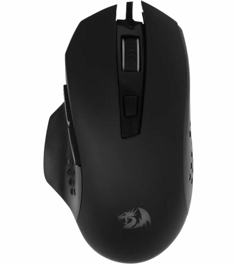 Мышь проводная оптическая REDRAGON GAINER игровая, черная, 75170