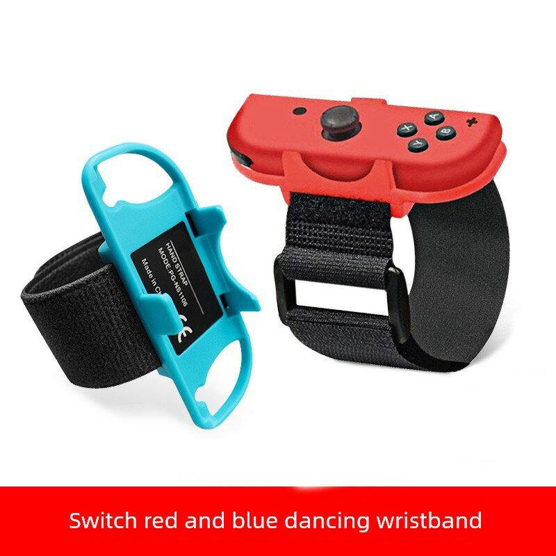 Браслет Just Dance в красно-синей цветовой гамме для контроллеров Nintendo Switch Joy-Con