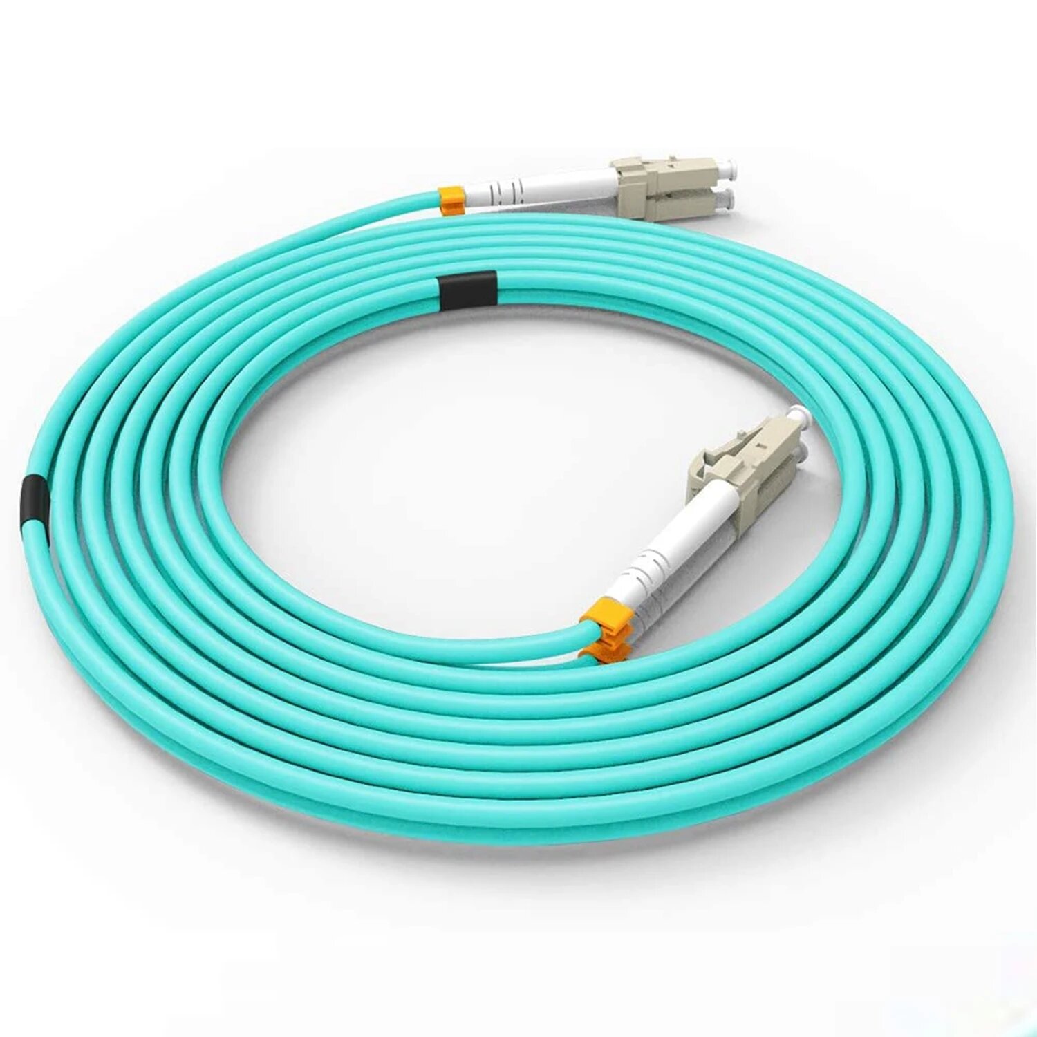 5 шт. Оптоволоконный патч-кабель E-Link OM3 LC/UPC - LC/UPC 2/5 м 1pcs 100m